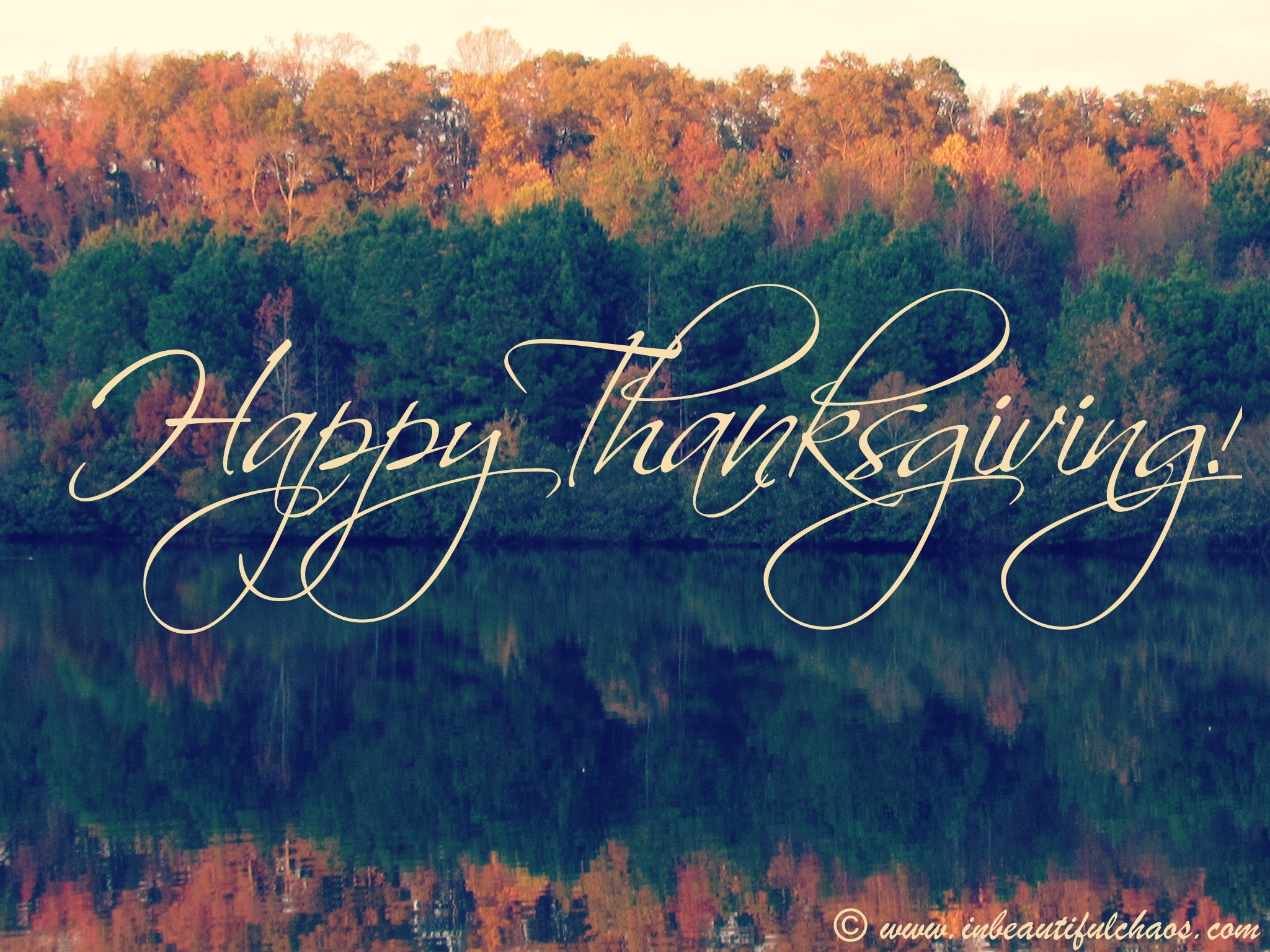Happy Thanksgiving! - In Beautiful Chaos